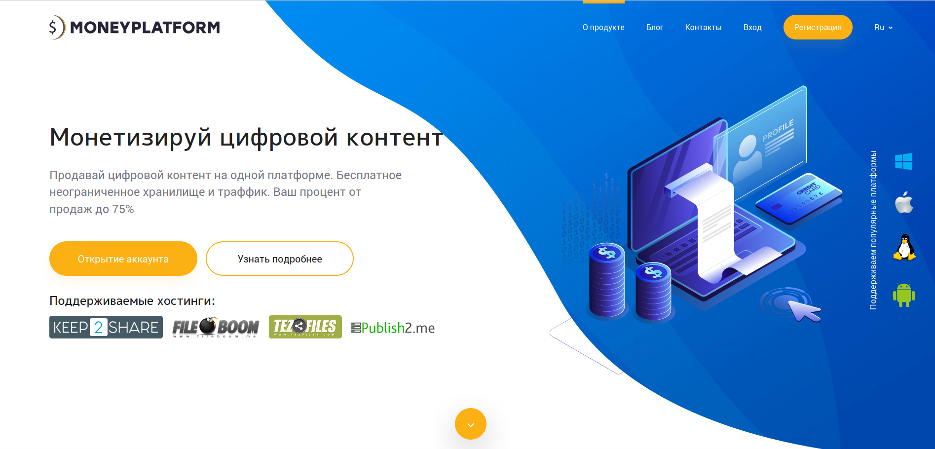 MoneyPlatform: обзор, офферы, отзывы. Все о партнерской сети